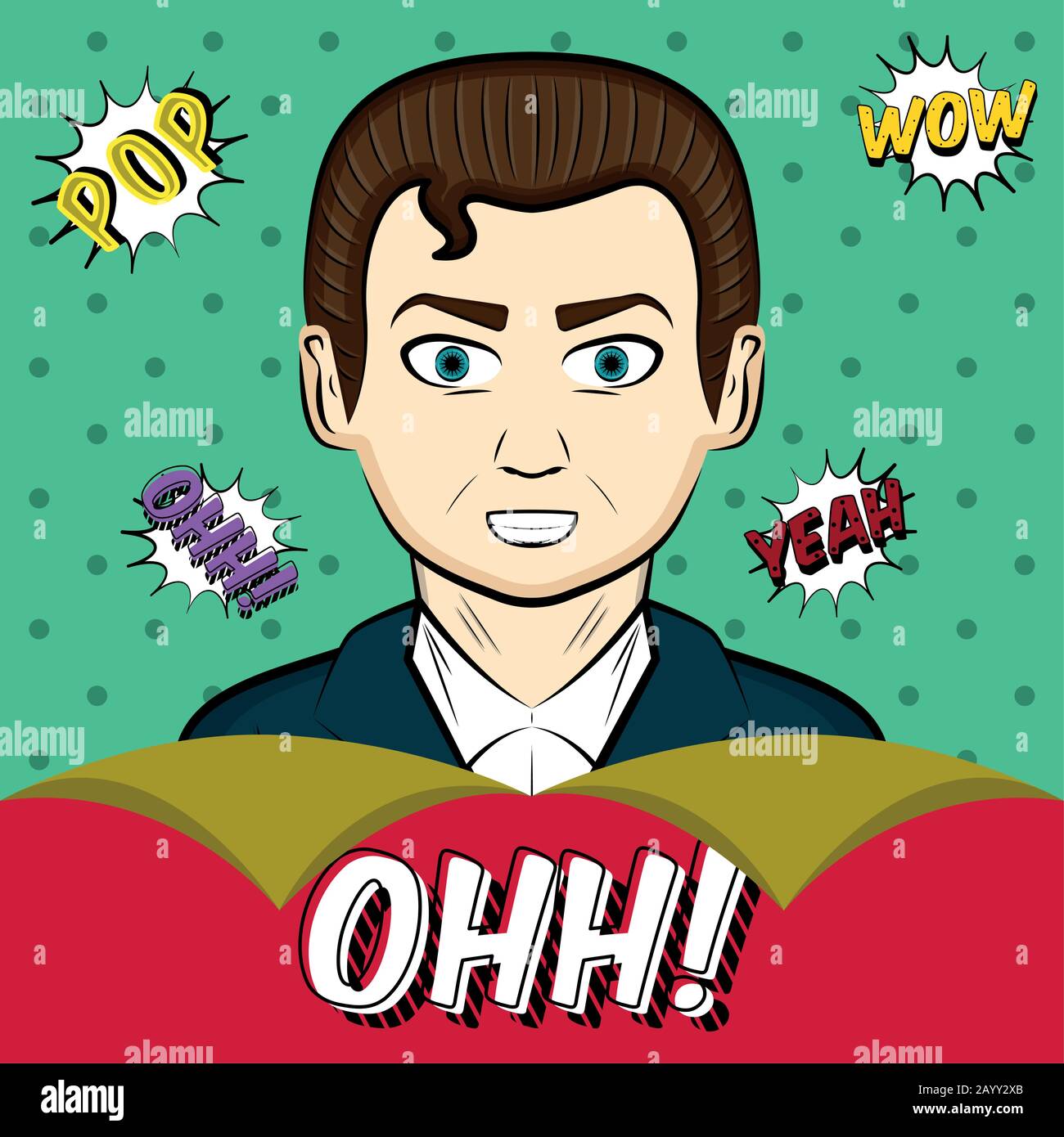 Pop art illustration Stock Vector Image & Art - Alamy