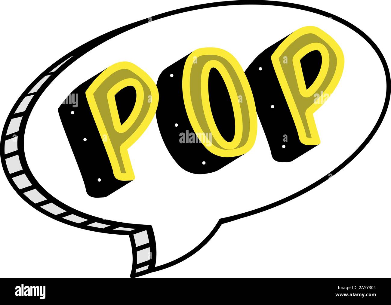Pop comic bubble expression Stock Vector Image & Art - Alamy