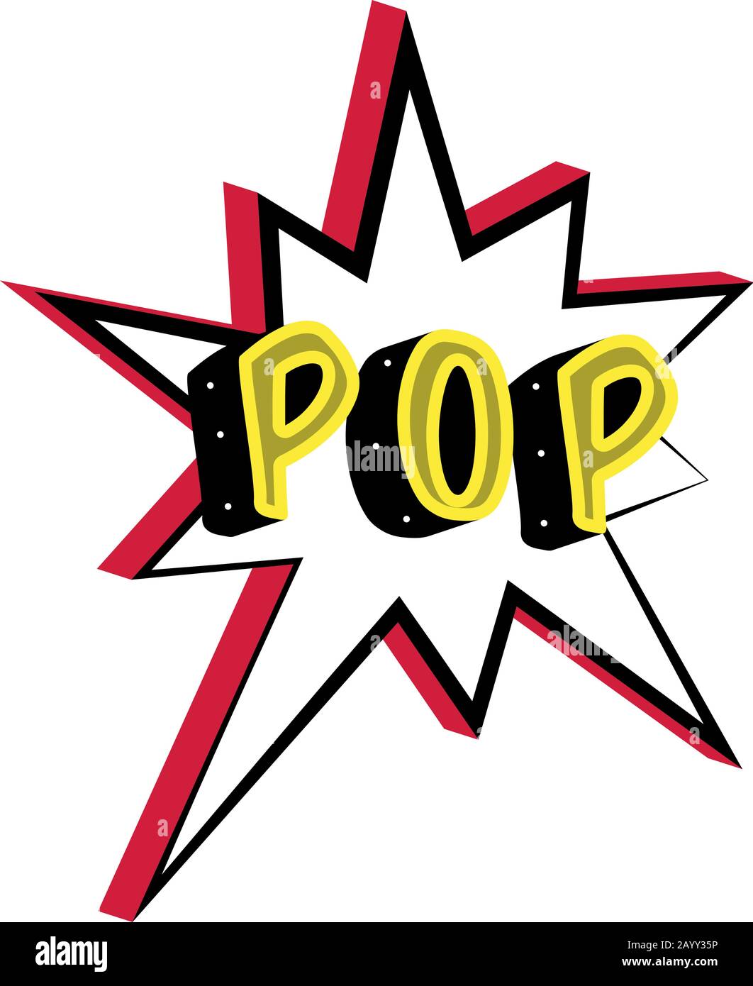Pop comic bubble expression Stock Vector Image & Art - Alamy