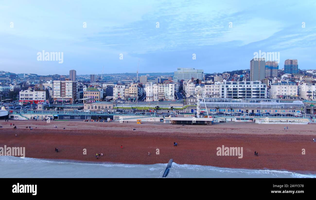 Aerial view brighton pavilion hi-res stock photography and images - Alamy