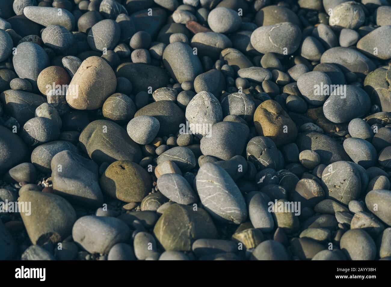 Smooth Round Pebble; Natura Background. Textures Stock Photo - Alamy