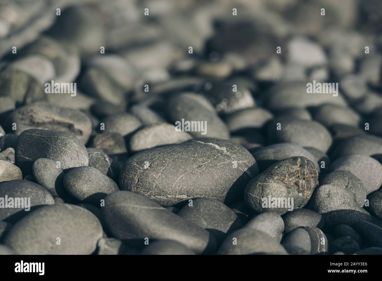Smooth Round Pebble; Natura Background. Textures Stock Photo - Alamy