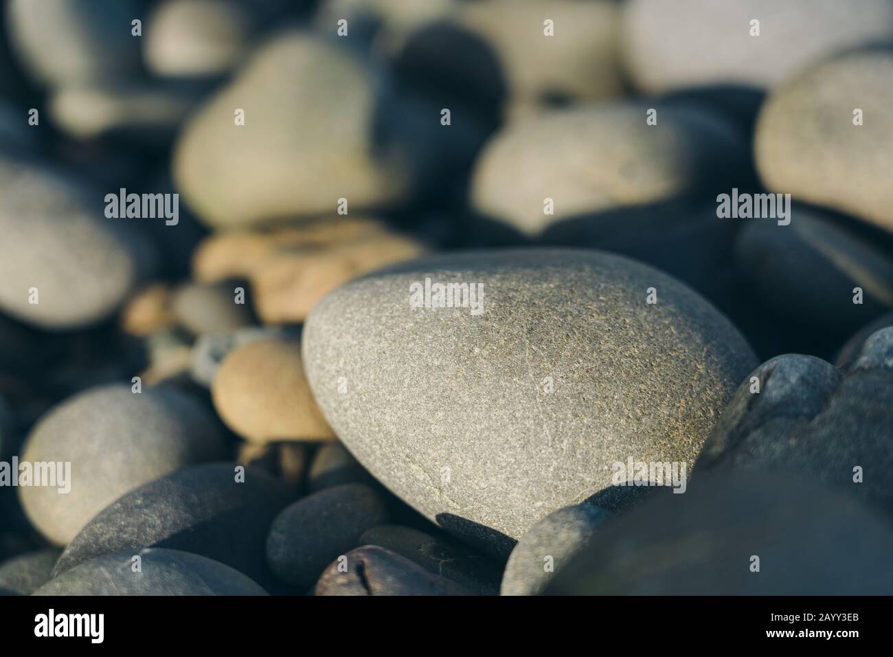 Smooth Round Pebble; Natura Background. Textures Stock Photo - Alamy