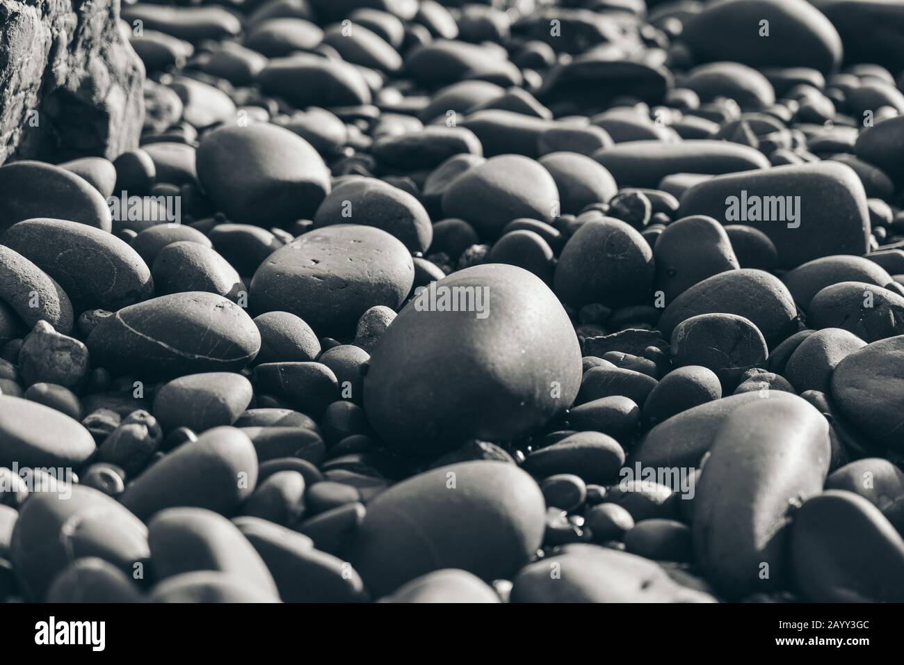 Smooth Round Pebble; Natura Background. Textures Stock Photo - Alamy
