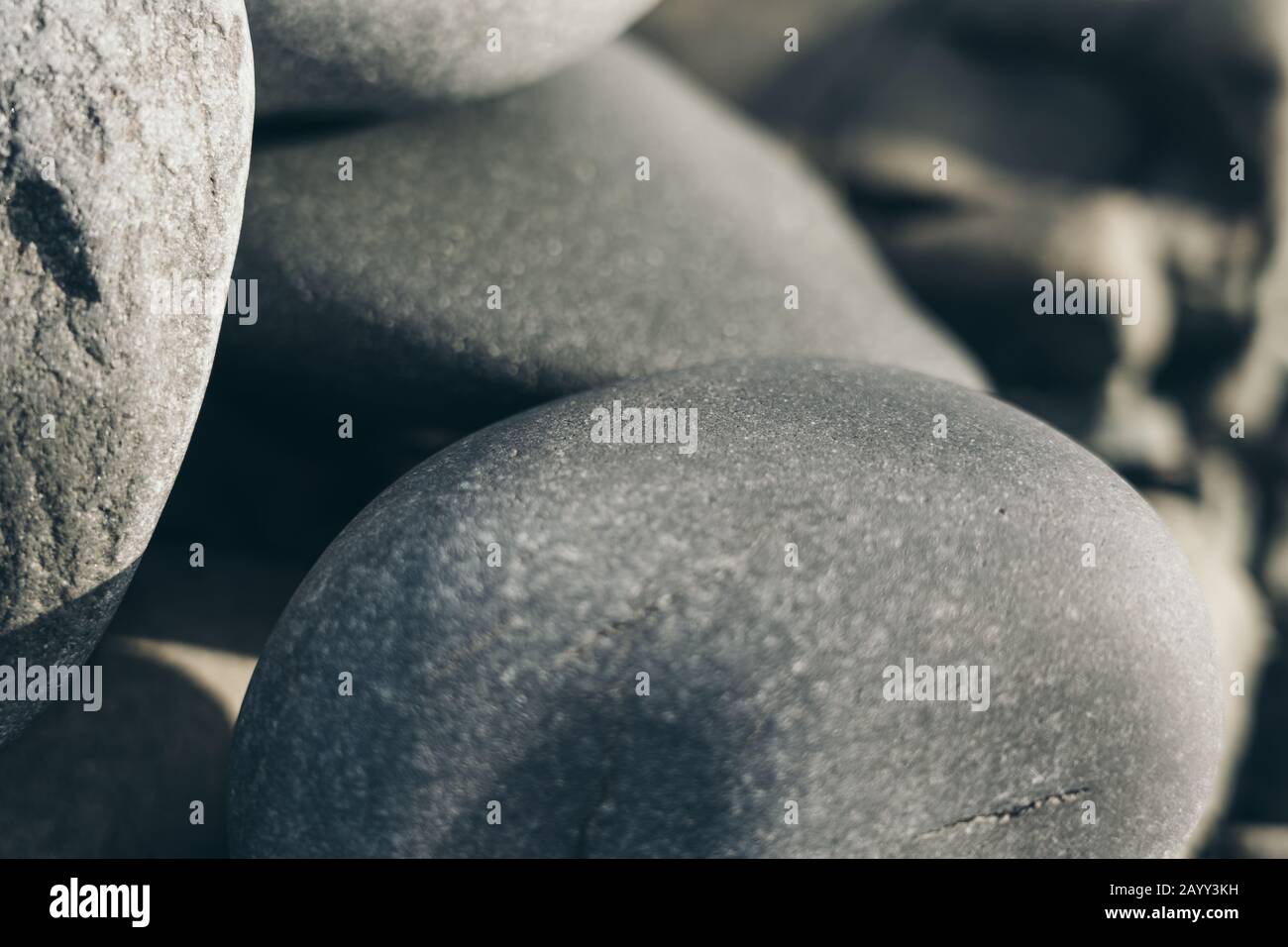 Smooth Round Pebble; Natura Background. Textures Stock Photo - Alamy