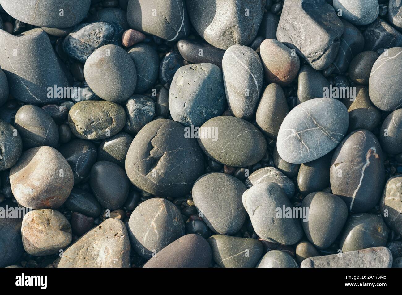 Smooth Round Pebble; Natura Background. Textures Stock Photo - Alamy