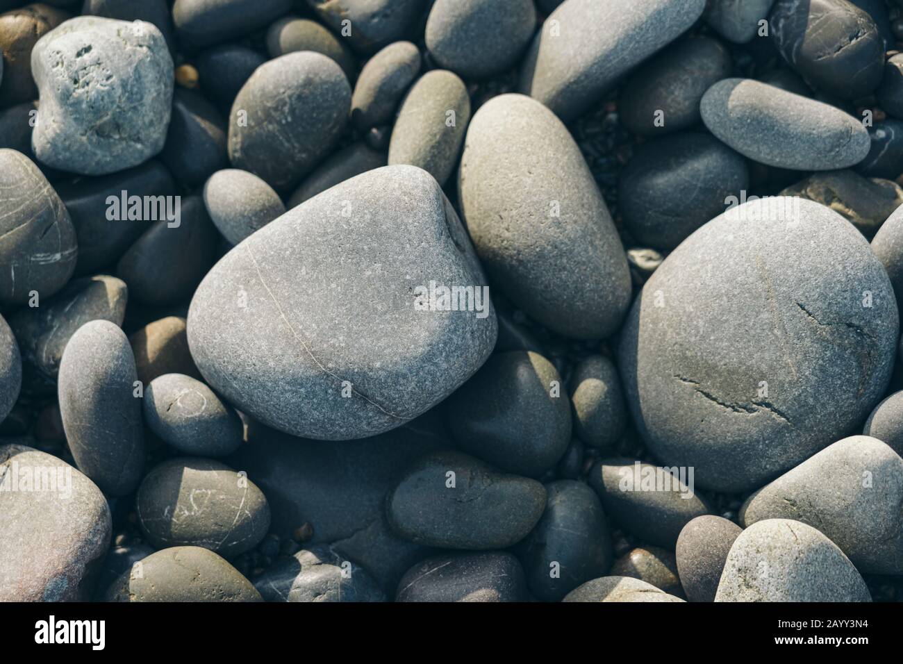 Smooth Round Pebble; Natura Background. Textures Stock Photo - Alamy