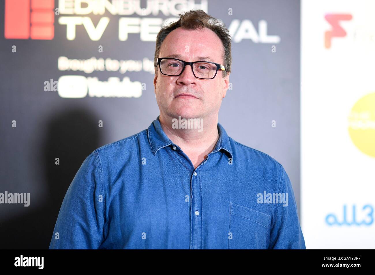 Russell T Davies attends the annual Edinburgh TV Festival at the EICC ...