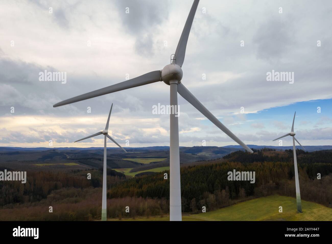 Three wind wheels hi-res stock photography and images - Alamy