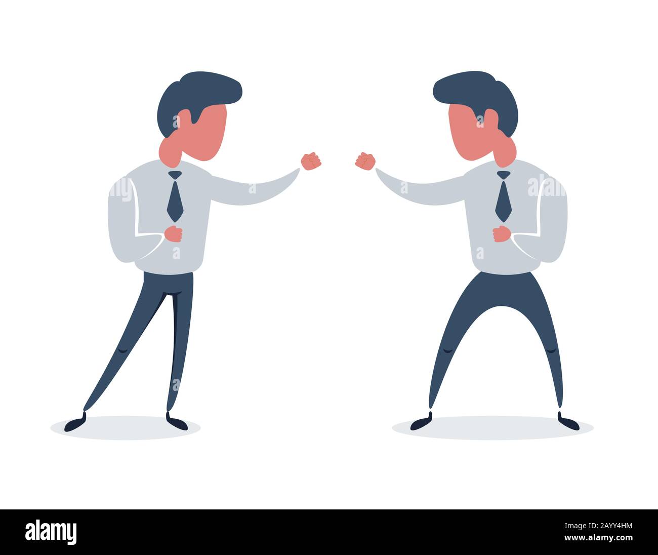 Boxer hit face Stock Vector Images - Alamy