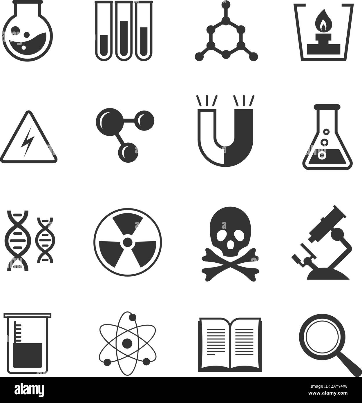 Science atom study Stock Vector Images - Alamy