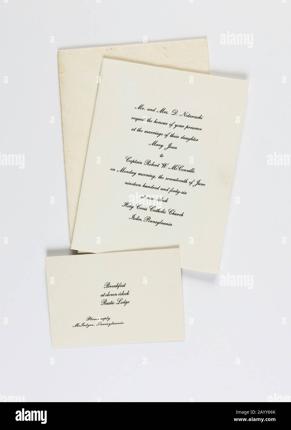 Cursive invitation hi-res stock photography and images - Alamy