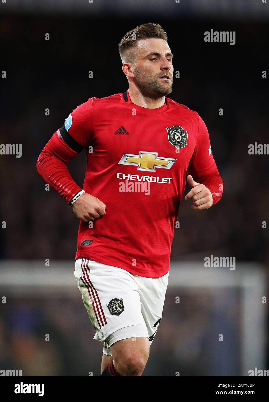 Manchester United's Luke Shaw during the Premier League match at ...