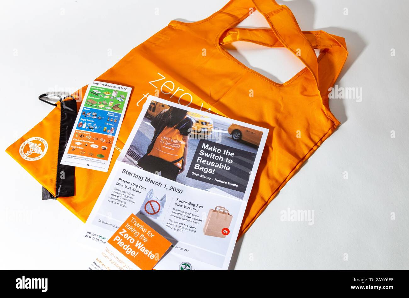 Free reusable bags are being offered to residents of New York State ...