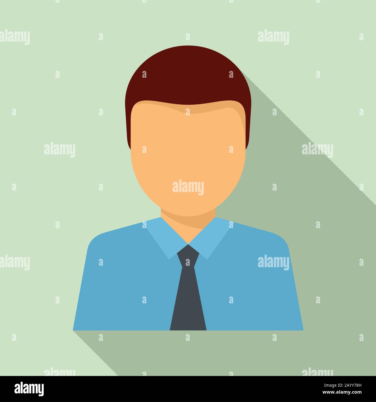 Lawyer avatar icon. Flat illustration of lawyer avatar vector icon for ...