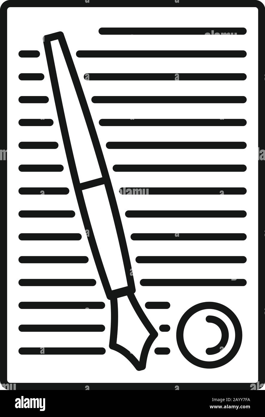 Legal paper clipart Black and White Stock Photos & Images - Alamy