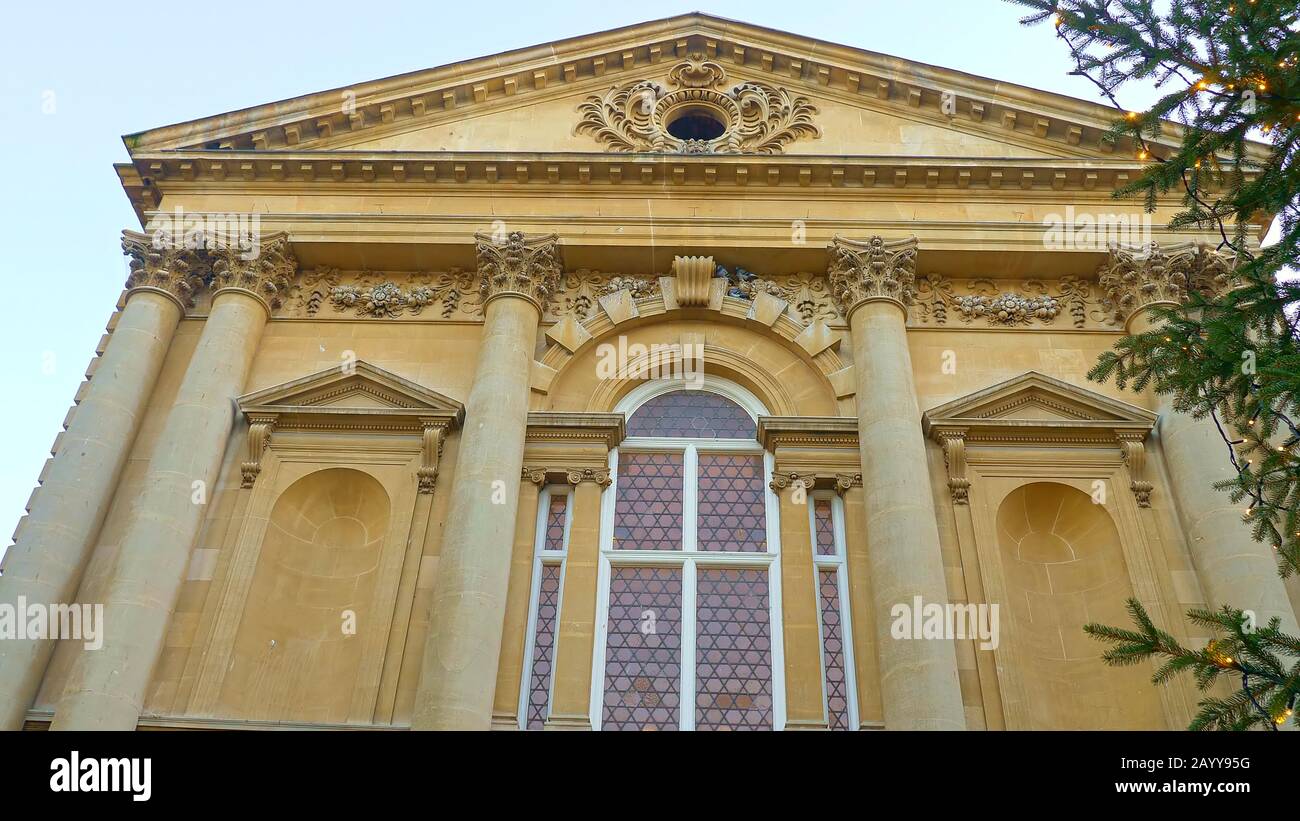 The famous Roman Baths in the historic city of Bath England Stock Photo ...