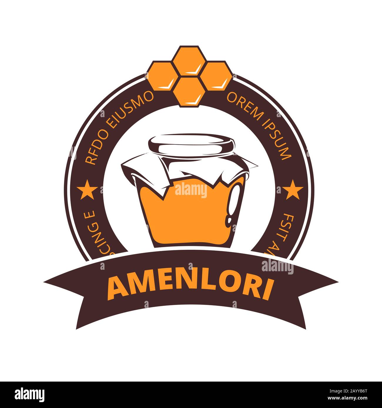 Information sign honey Stock Vector Images - Alamy