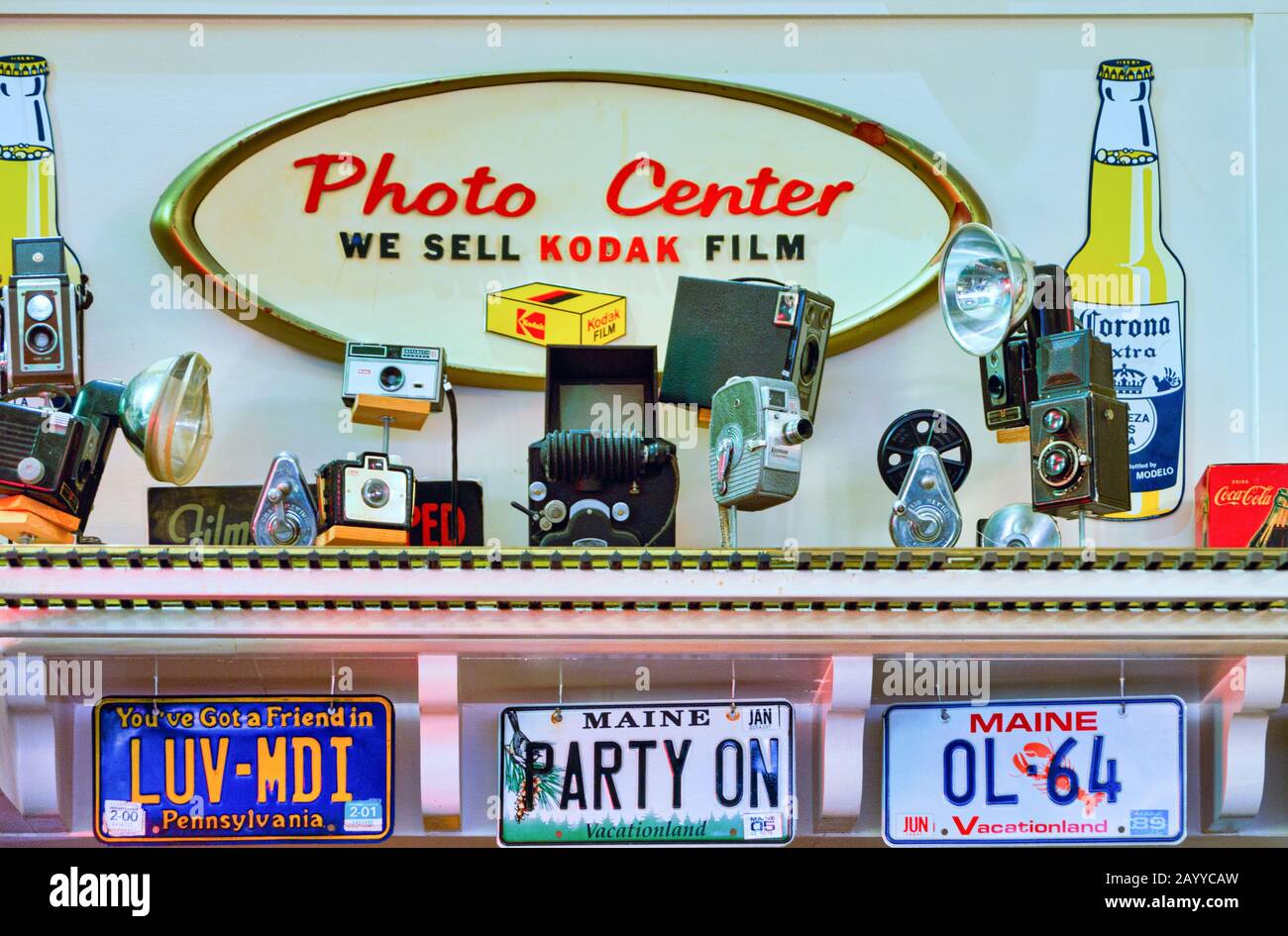 Old kodak film sign hi-res stock photography and images - Alamy