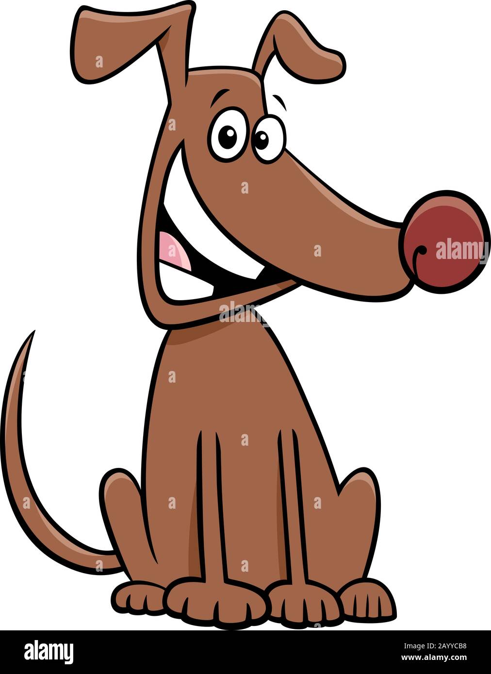 Brown Dog Clipart