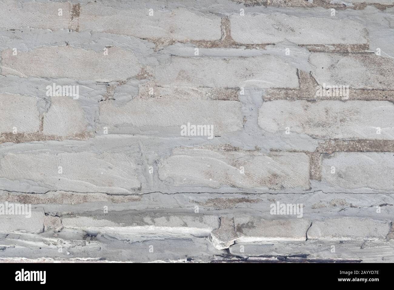 Distressed White Brick Wall Background Stock Photo - Alamy