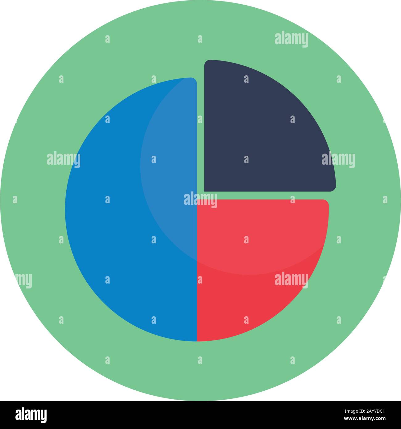 Workflow cake flat block style icon design, Infographic data information business analytics and ...