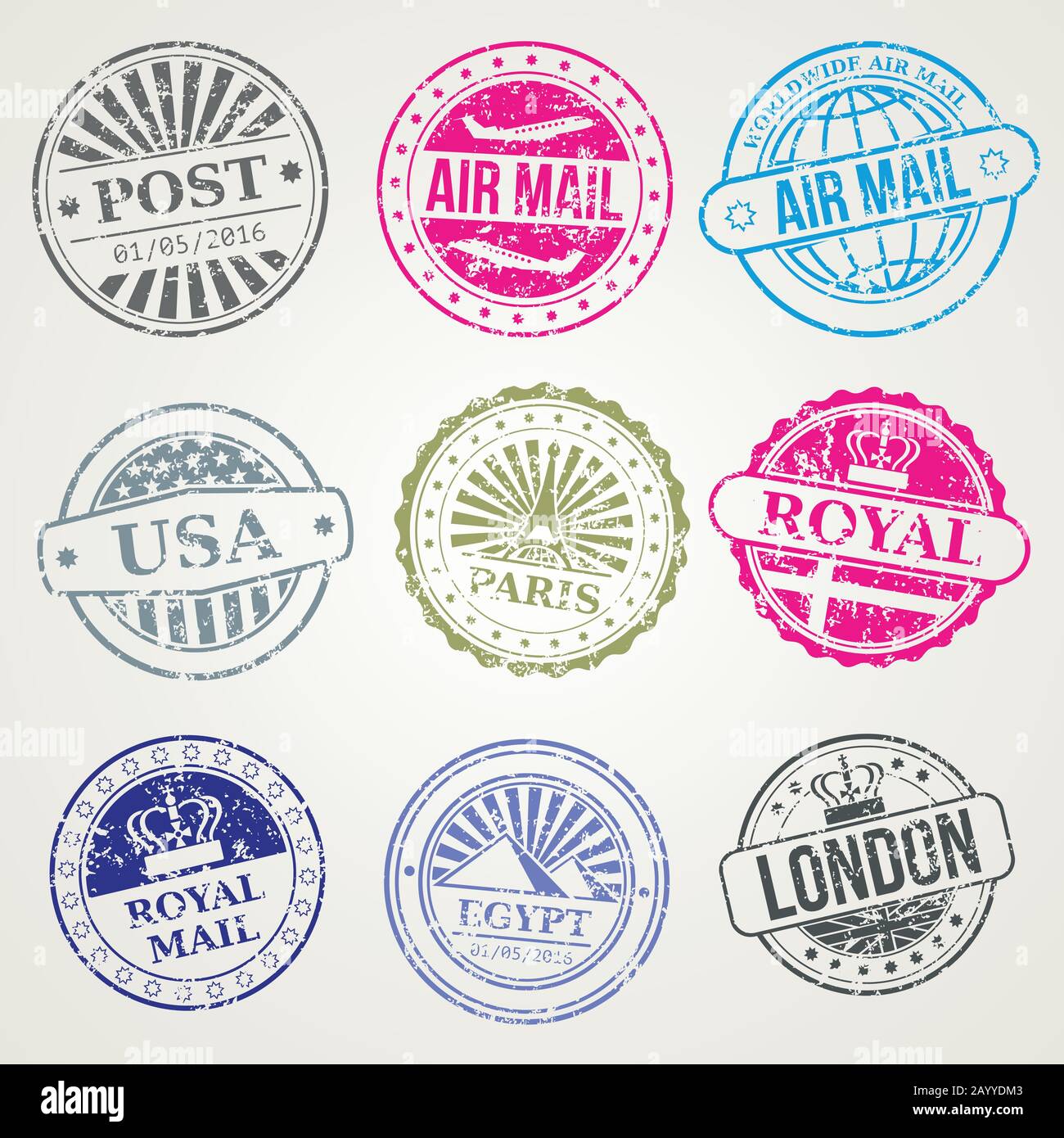 Postage mark hi-res stock photography and images - Alamy