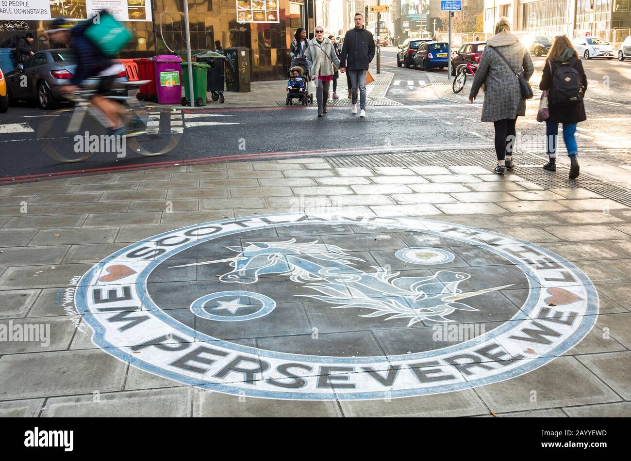 A scene from Leith Walk in Edinburgh Stock Photo - Alamy