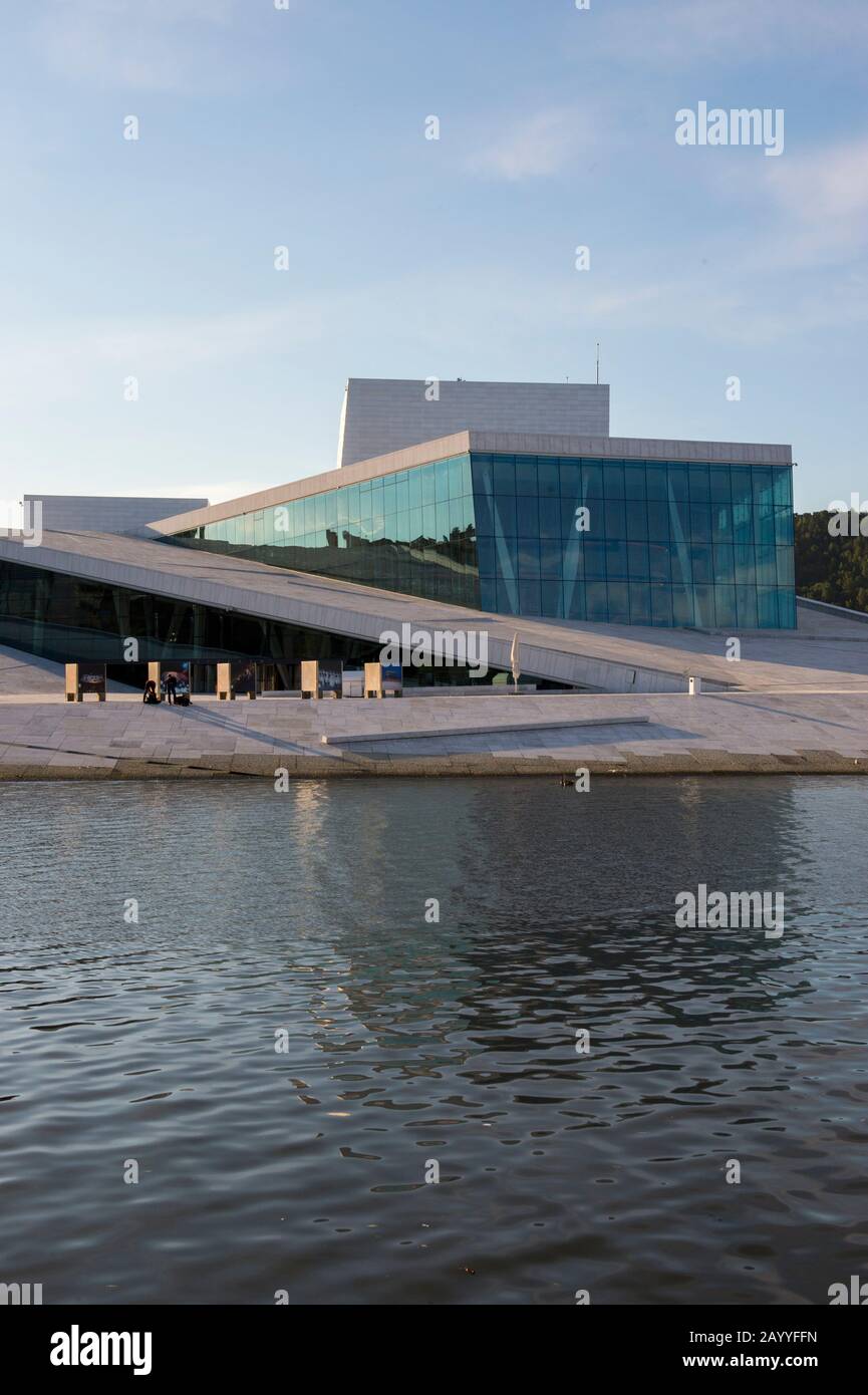 The Norwegian Opera House, designed by internationally acclaimed Snoarc ...