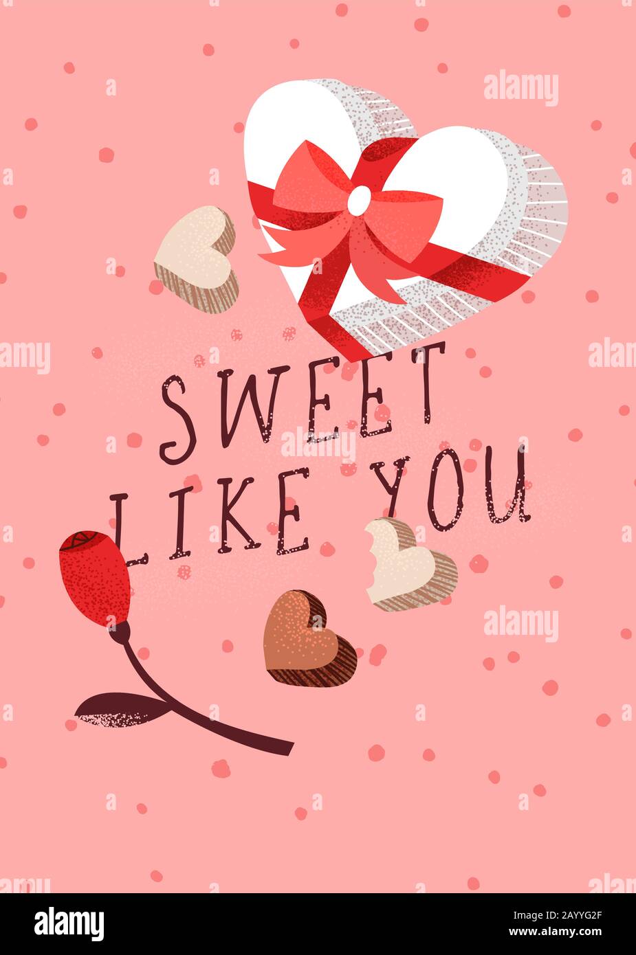 Love sweet candy text Stock Vector Images - Alamy