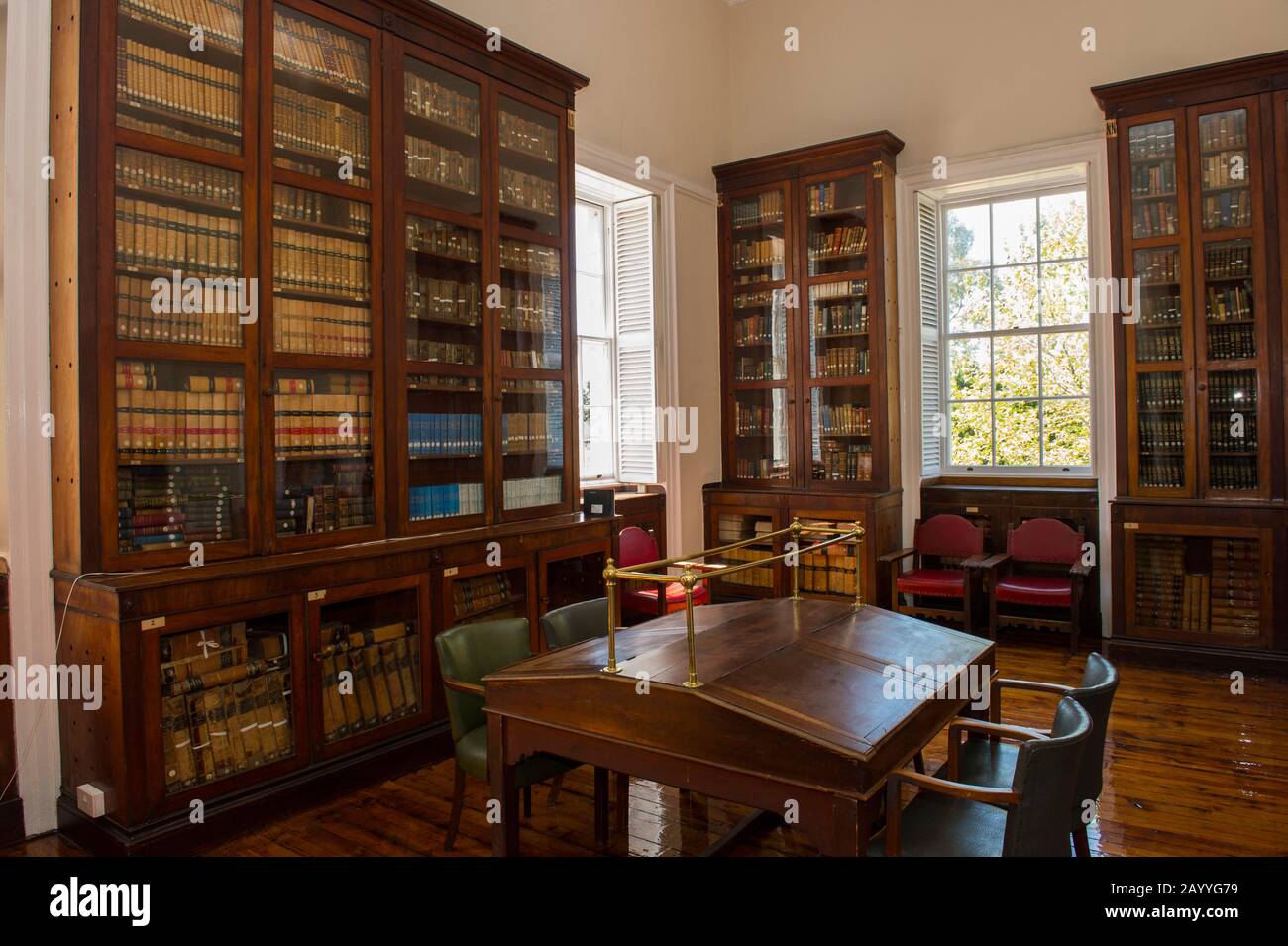 Interior of the Gibraltar Garrison Library in Gibraltar, which is a ...