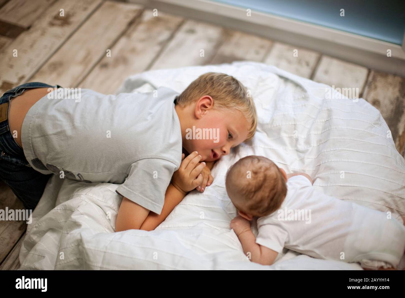 Brothers intimacy hi-res stock photography and images - Alamy