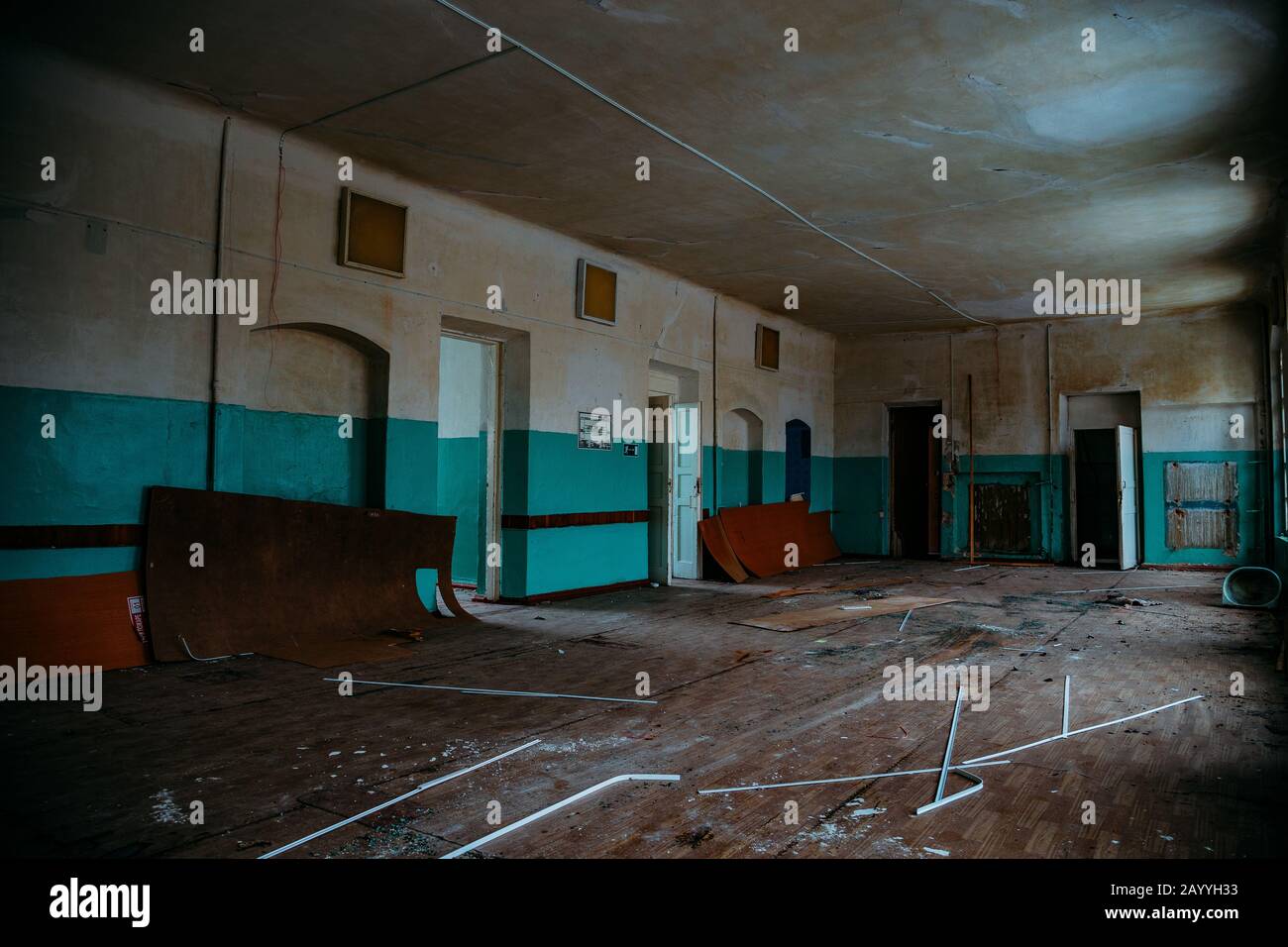 Creepy Asylum Hallways