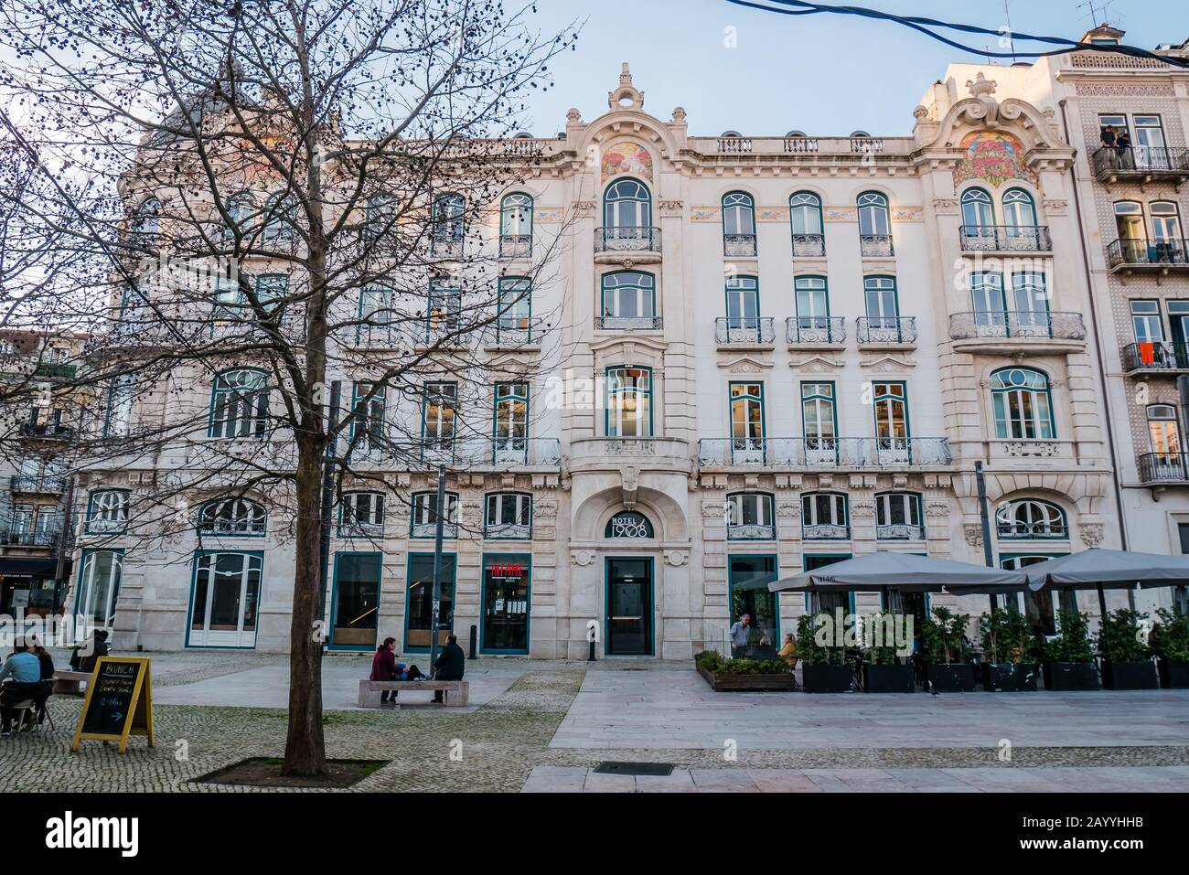 Lisboa historic hotel hi-res stock photography and images - Alamy