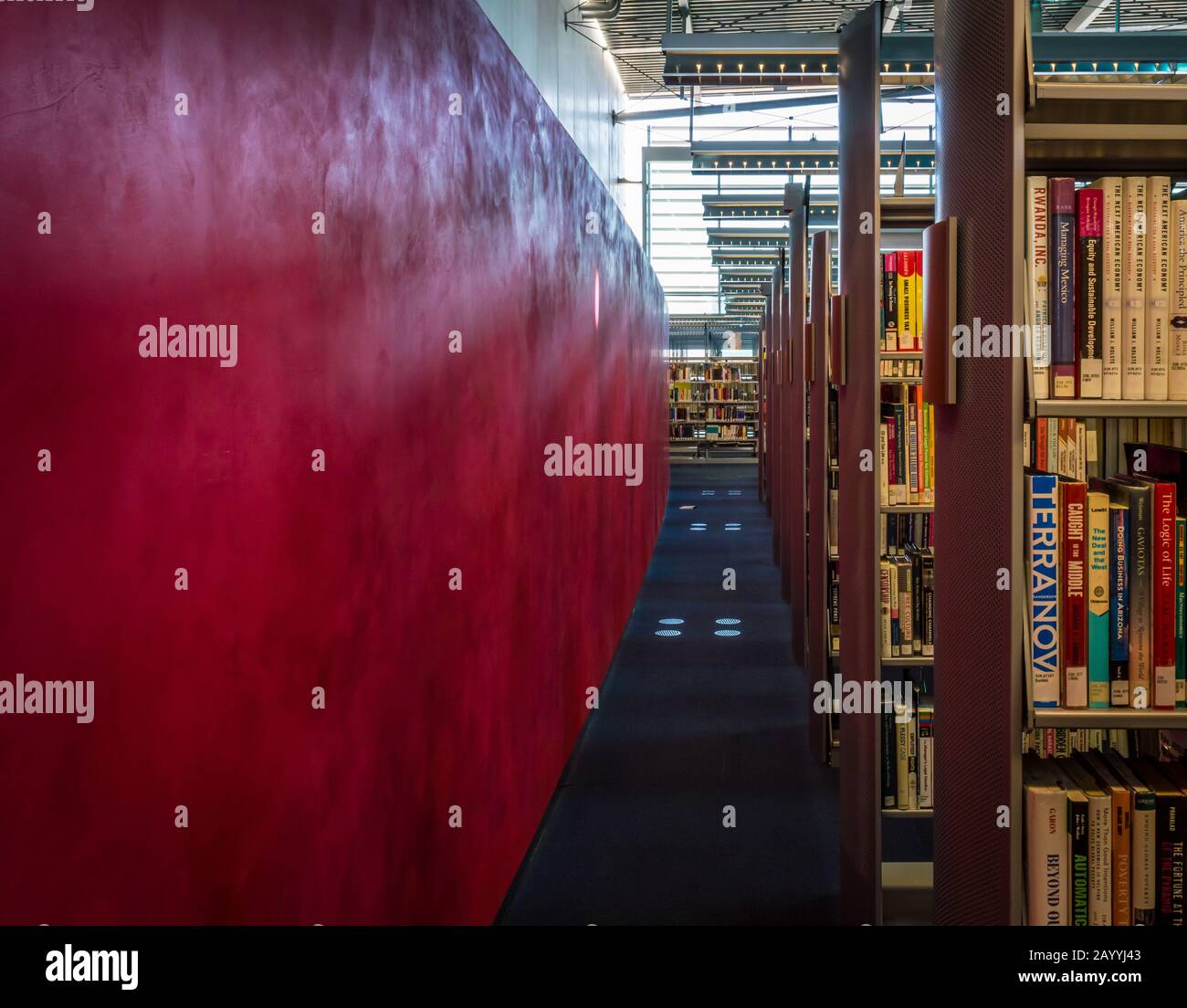 Library corridor hi-res stock photography and images - Alamy