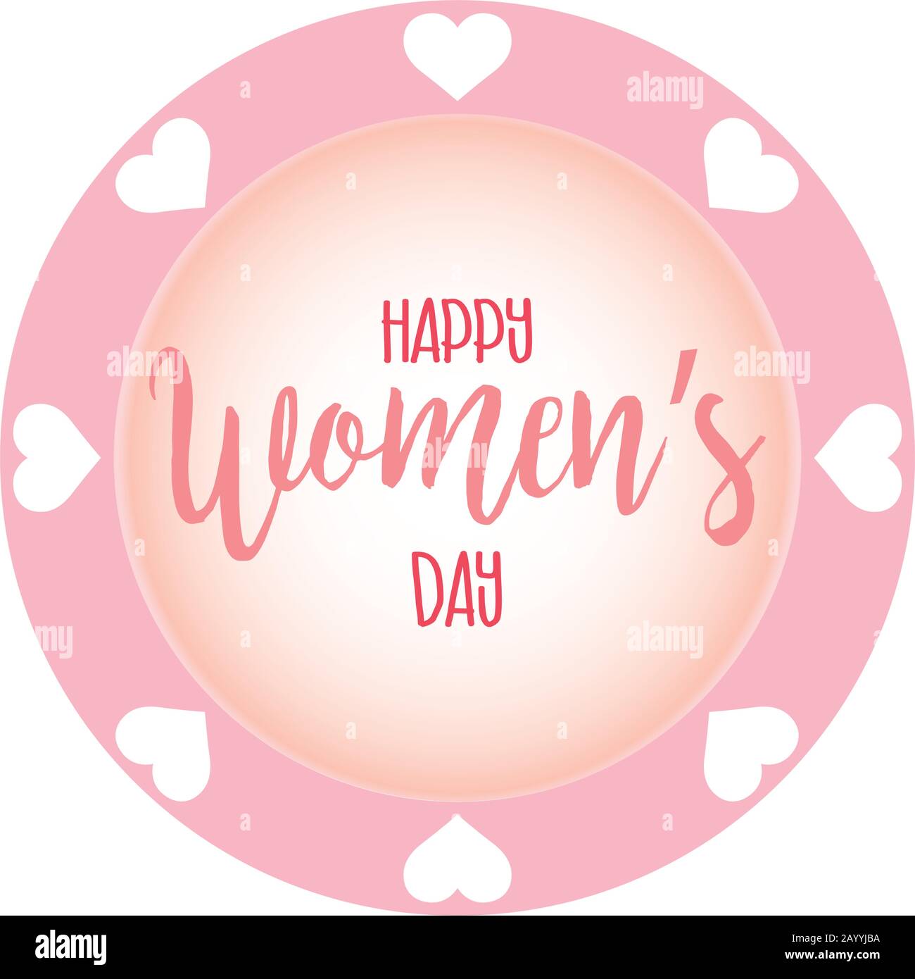 Happy womens day button Stock Vector Image & Art - Alamy