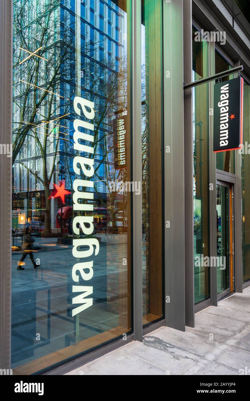Wagamama Restaurant Shoreditch London - Wagamama Asian Fusion Food ...