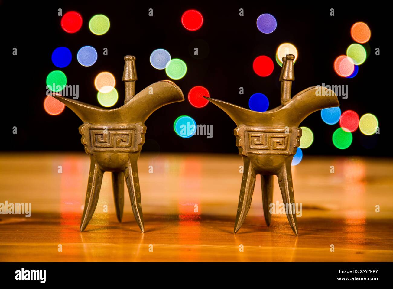 Chinese ancient wine cup Stock Photo - Alamy