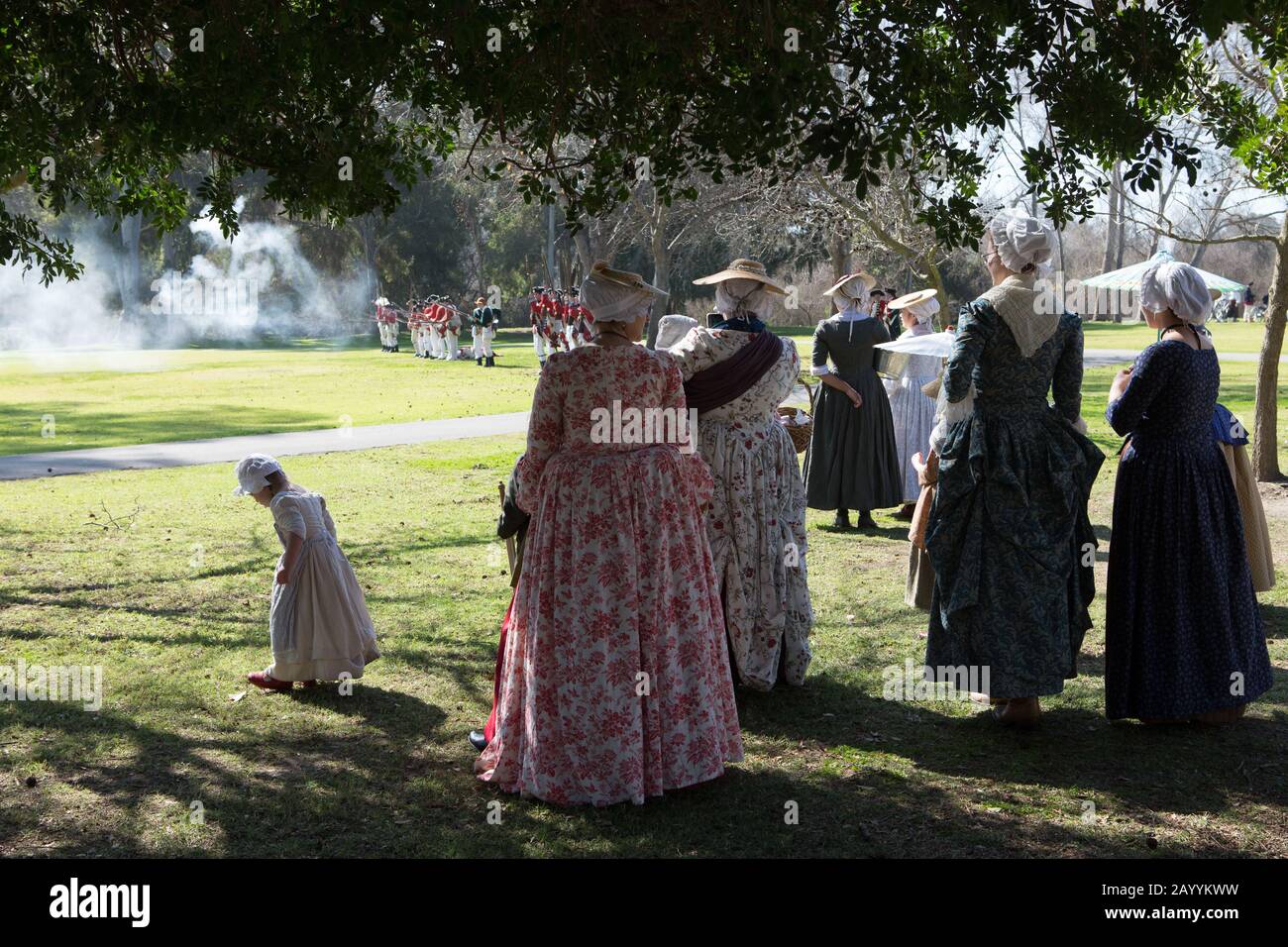 Revolutionary War Reenactment Women