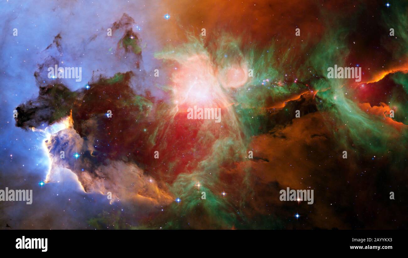 Star birth in the extreme. Elements of this image furnished by NASA ...
