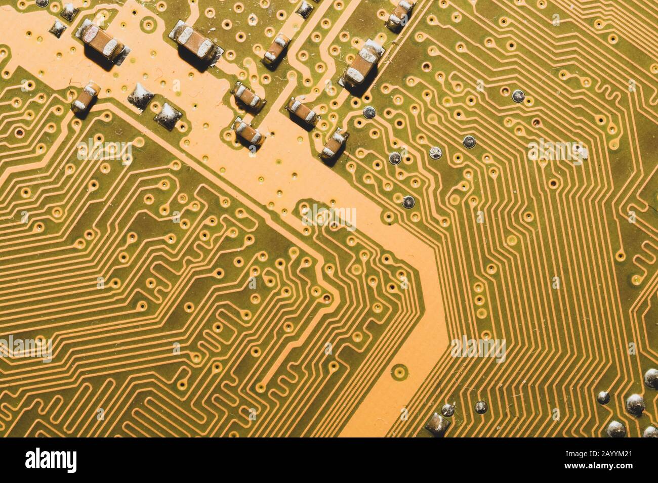Electronic circuit board abstract background. computer motherboard ...