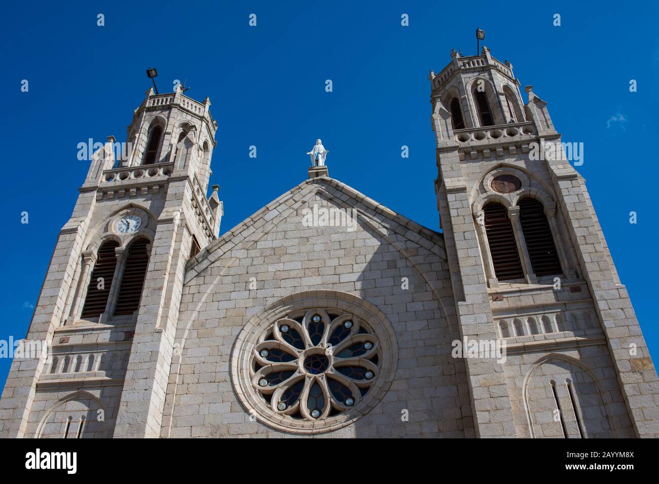 Catholic church in Antananarivo, the capital city of Madagascar Stock ...