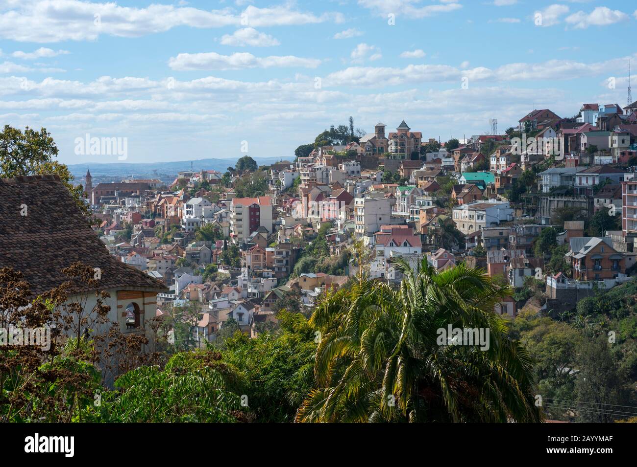 Overview of Antananarivo, the capital city of Madagascar Stock Photo - Alamy
