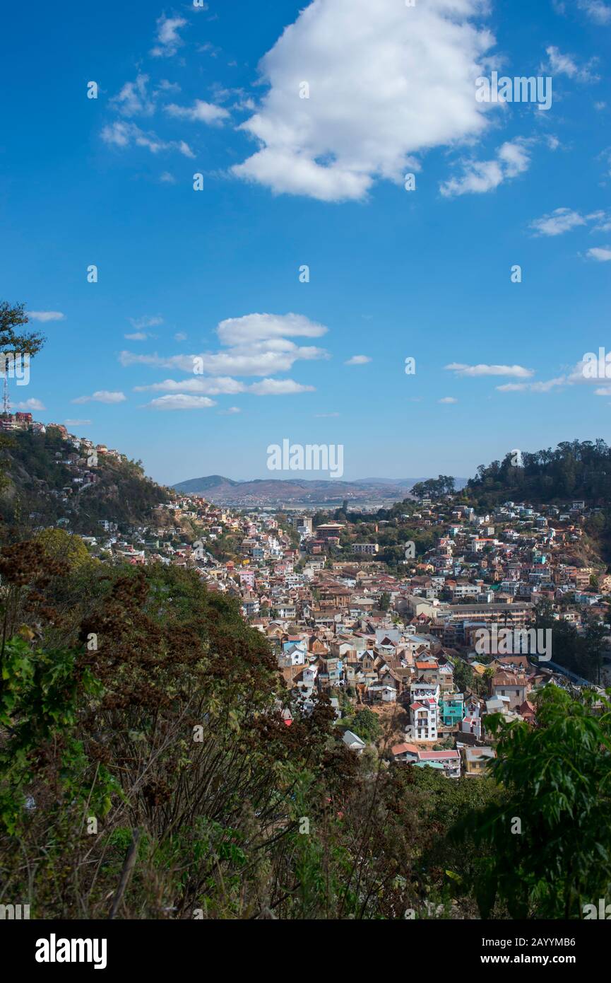 Overview of Antananarivo, the capital city of Madagascar Stock Photo - Alamy