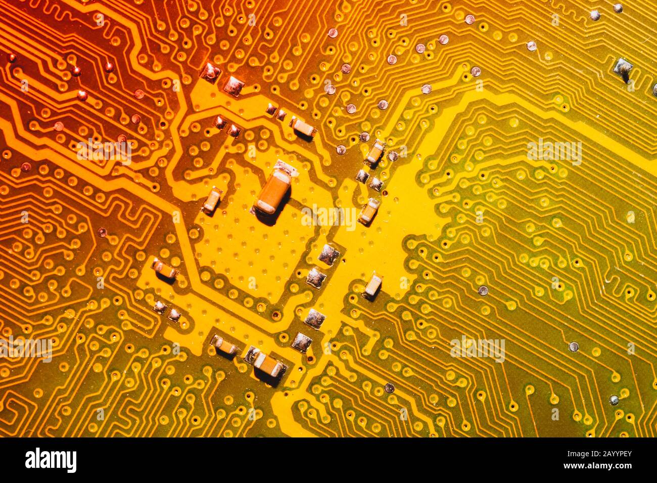 Electronic circuit board abstract background. computer motherboard ...