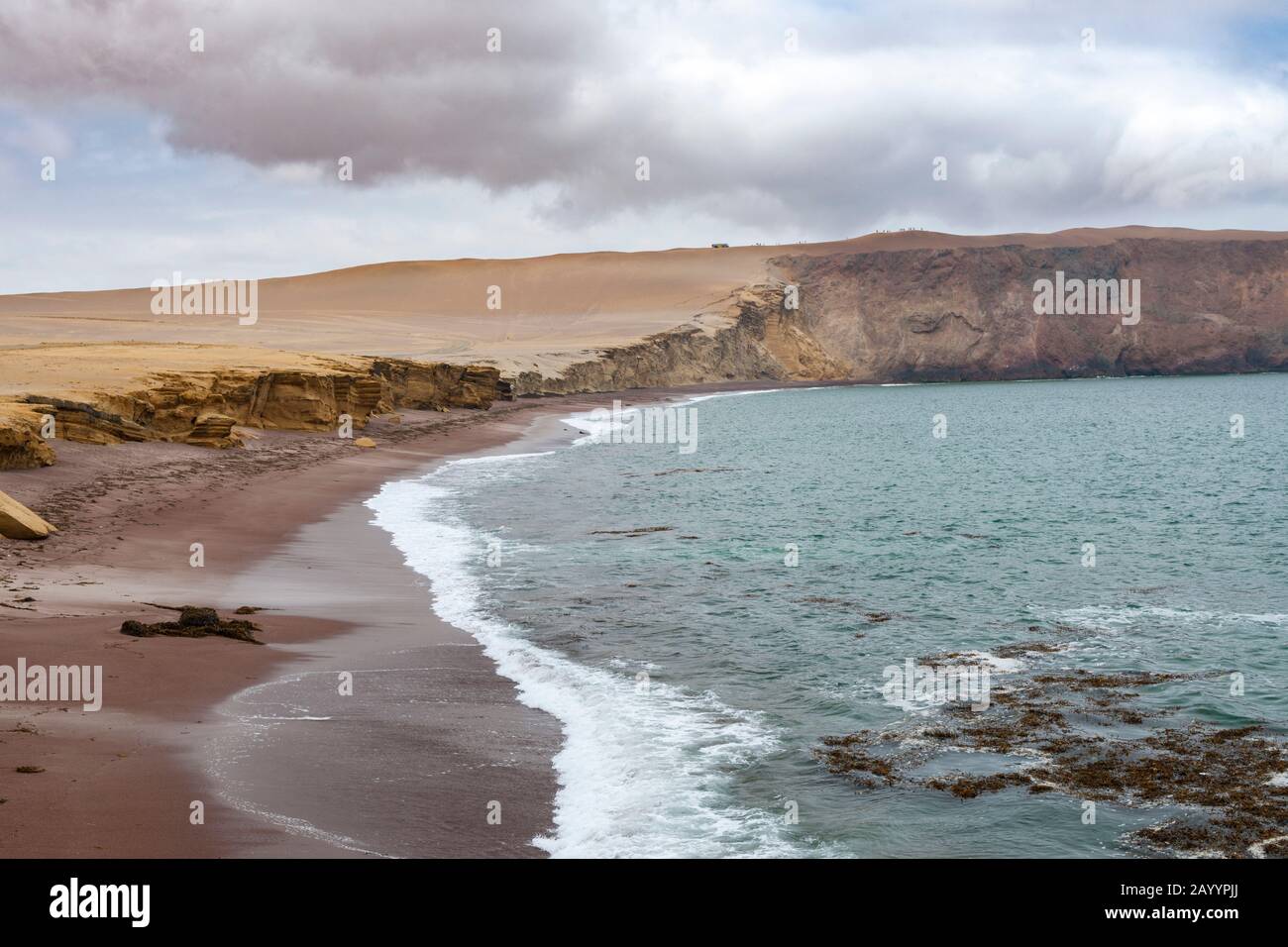 Coastline of the Paracas National Park in Peru Stock Photo - Alamy