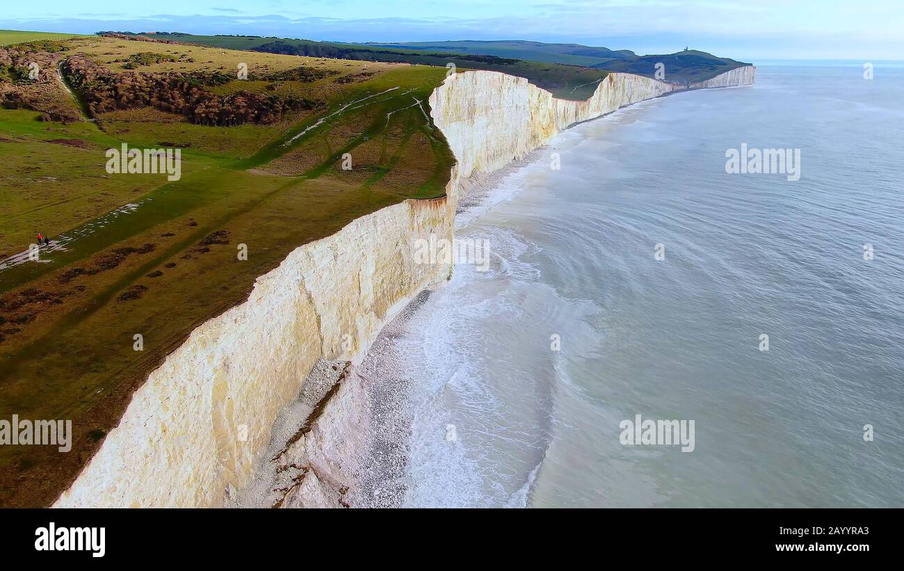 Awesome white cliffs england aerial hi-res stock photography and images ...