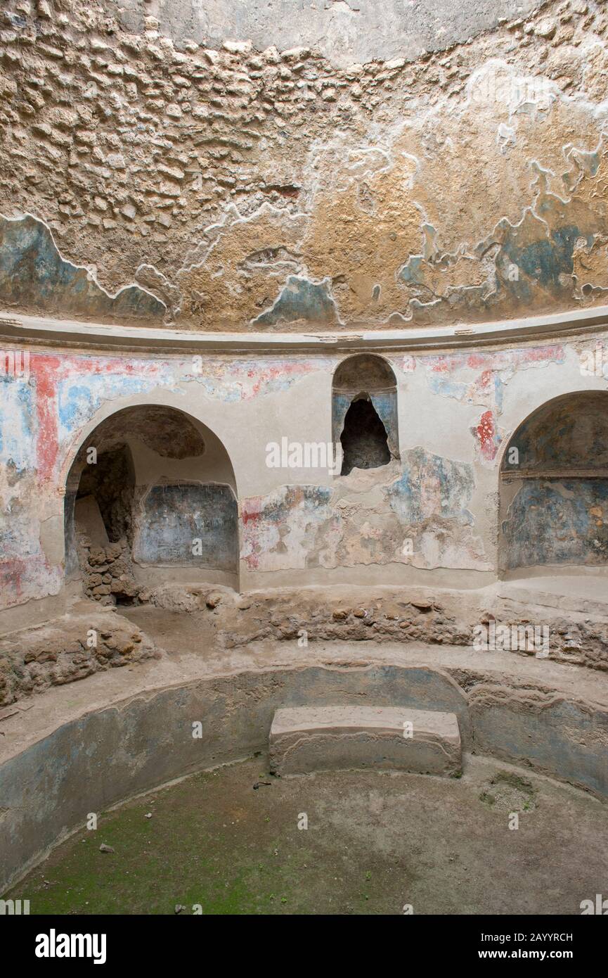 The Stabian Baths in Pompeii, Italy, is probably dating back to the 5th ...