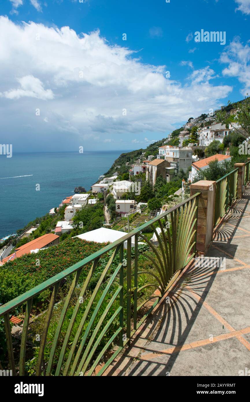 Amalfi coast italy praiano hi-res stock photography and images - Alamy