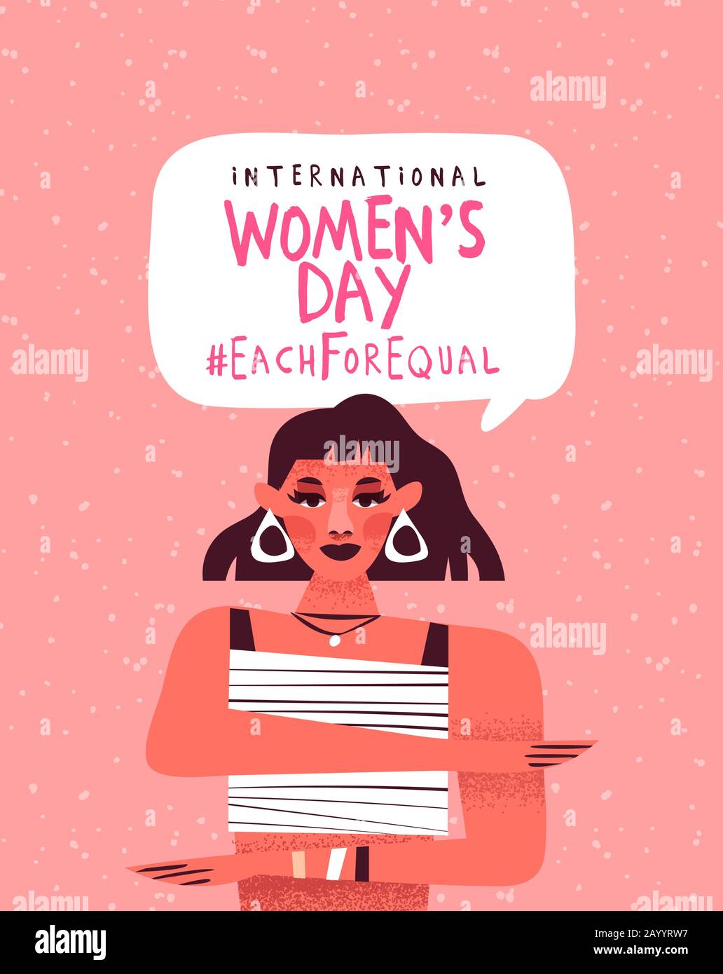 Hand woman making gesture Stock Vector Images - Alamy